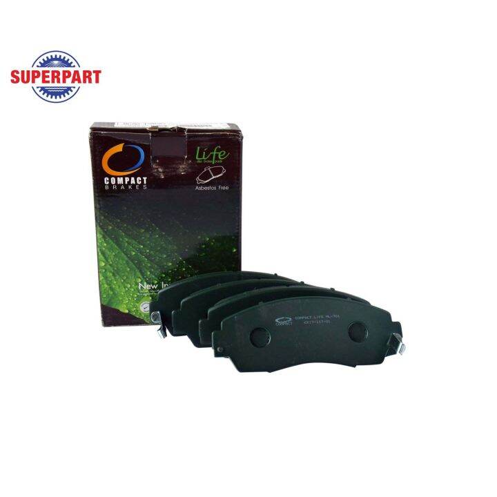ผ้าดิสเบรคหน้า CRV ปี 07-11 COMPACT LIFE(ML)(ML-701) (ราคาต่อ 1 ชิ้น ...