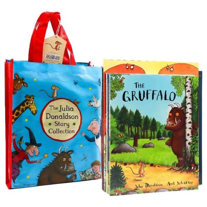 Julia Donaldson Story Collection 10 Books set with bag full-color large ...
