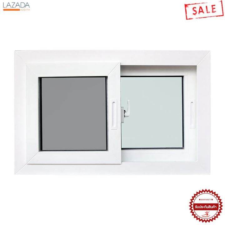 หน้าต่างบานเลื่อน UPVC พร้อมมุ้ง FRAMEX ขนาด 80 x 50 ซม. สีขาว | Lazada.co.th