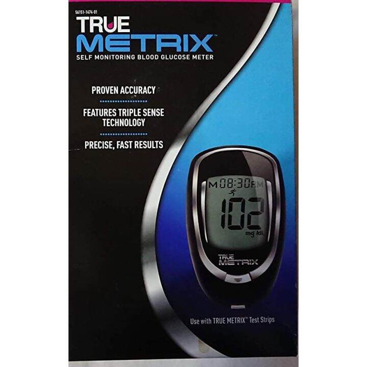 Hot sales TrueMetrix True Metrix Self Monitoring Blood Glucose Meter ...