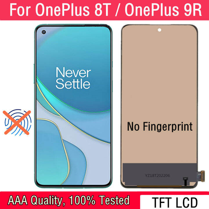 LCD TFT 6.55 "สำหรับ OnePlus 8T KB2001 KB2000แผงหน้าจอทัชสกรีนจอแสดงผล ...
