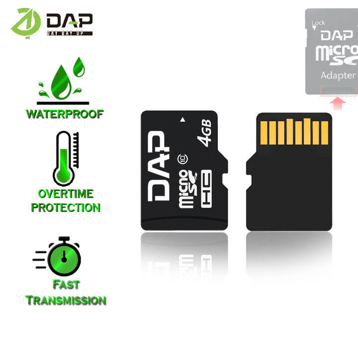 DAP Memory Card | Micro SD 16GB DAP up to 100Mbps Class 10 | Lazada ...