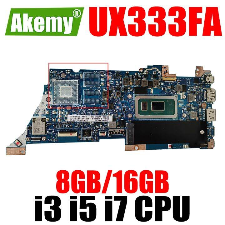 For ASUS ZenBook 13 UX333F UX333FA UX333FN U3300F Laotop Mainboard ...