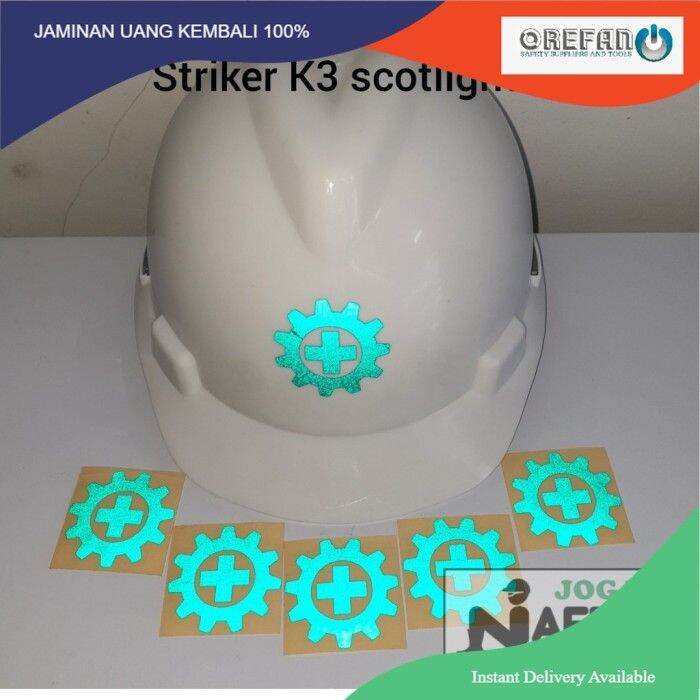 STIKER HELM PROYEK STICKER K3 AKSESORI HELM SAFETY PROYEK 1PCS | Lazada ...