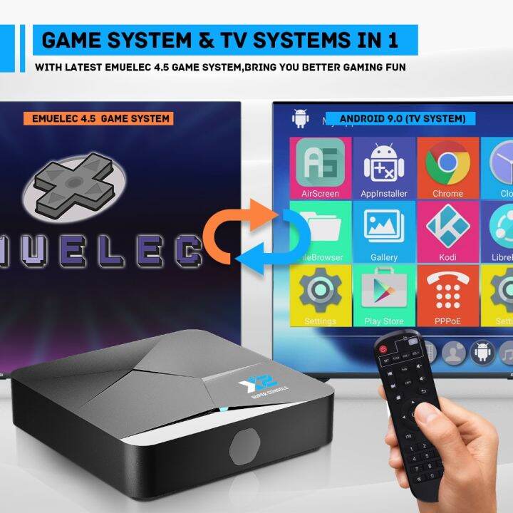 KINHANK Super Console X2 100000 Game Retro Game Console Suppport PSP/PS1/Sega Saturn/DC/MAME Kid ...