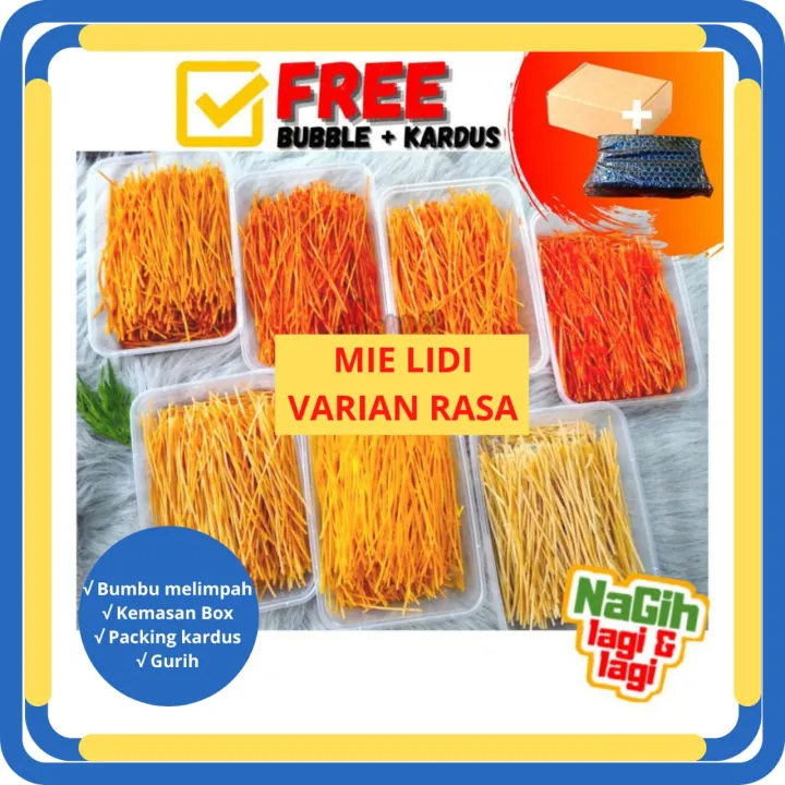 Cemilan Mie Lidi Gurih Renyah Kemasan Box 500ml Varian Rasa | Lazada Indonesia