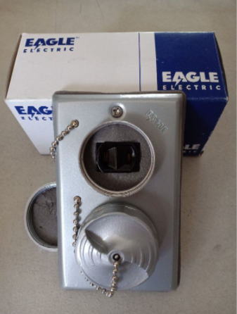 Eagle Weather Proof Outlet with Duplex Flush Receptacle #4982 250V ...