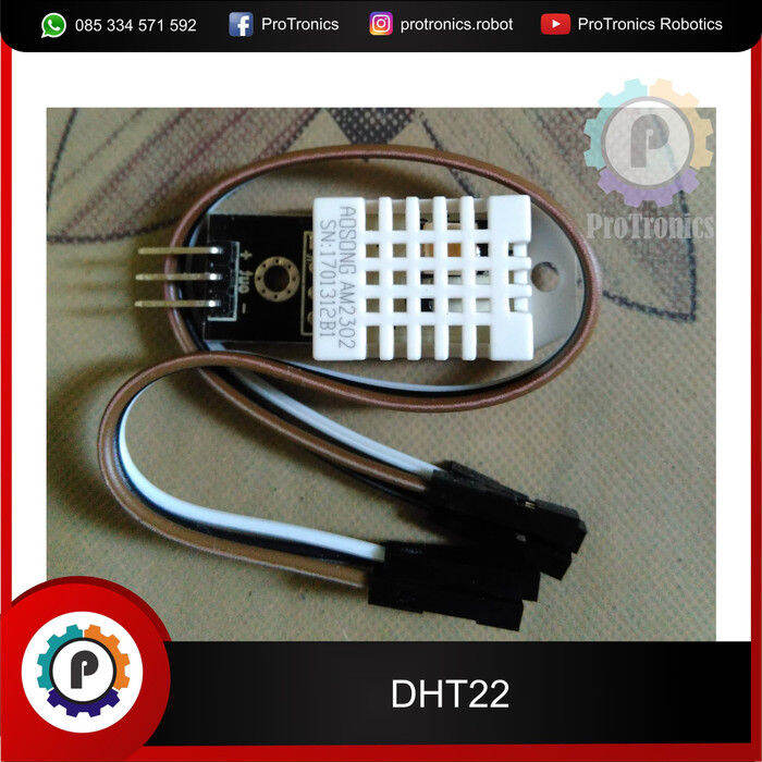 DHT22 Suhu dan Kelembaban Temperature and Humidity Sensor | Lazada ...