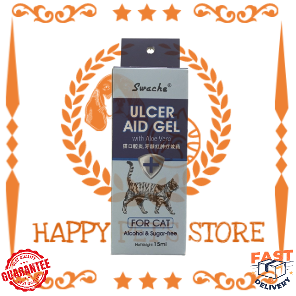 SWISS SWACHE (Ulcer Aid Gel for Cat / Ulser Aid Gel untuk Kucing) 15ML ...