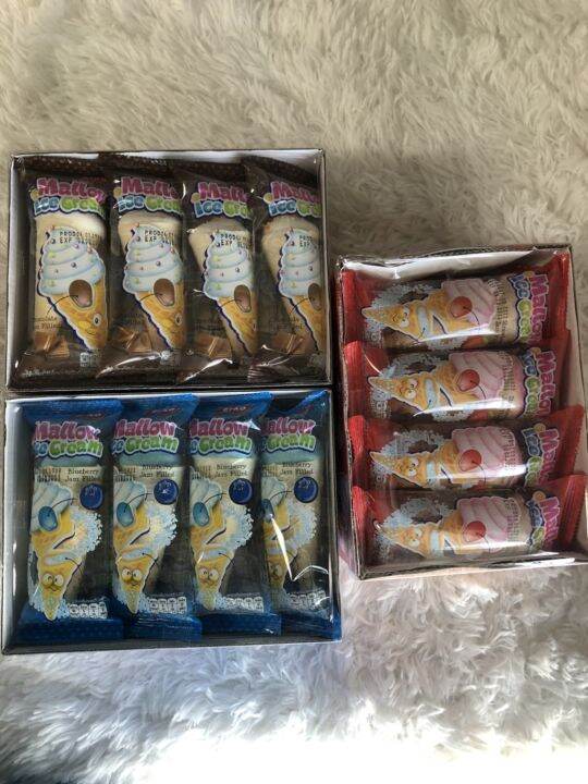 Mallow ice cream เวเฟอร์โคนมาร์ชเมลโลว์ (ขนาด 180 กรัม) | Lazada.co.th