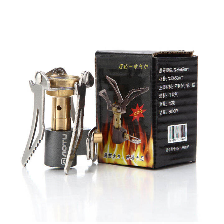 Mini Stove Burner Portable Backpacking Gas Canister Outdoor Camp Stove ...