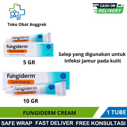 FUNGIDERM CREAM / SALEP YANG DIGUNAKAN UNTUK JAMUR / PANU PADA KULIT ...