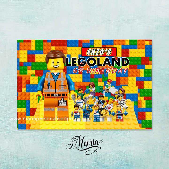 Lego Birthday banner Backdrop | Lazada PH