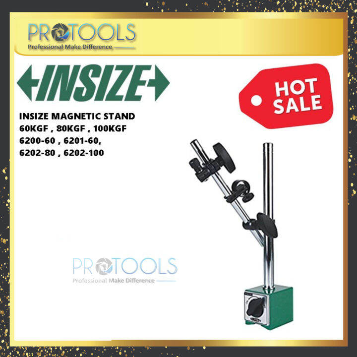 INSIZE MAGNETIC STAND 6200-60 (60KGF WITHOUT FINE ADJUSTABLE) , 6201-60 ...