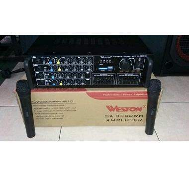 AMPLI MIXER WESTON SA 3300 WM FREE 2 MIC WIRELESS | Lazada Indonesia