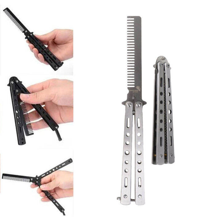 Sisir Besi Butterfly Balisong Training Knife CS GO - LF-9898 | Lazada ...