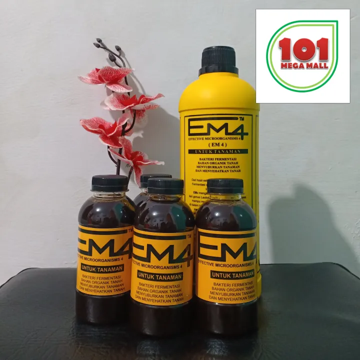 Pupuk Organik Cair EM4 Pertanian 200 ml | Lazada Indonesia
