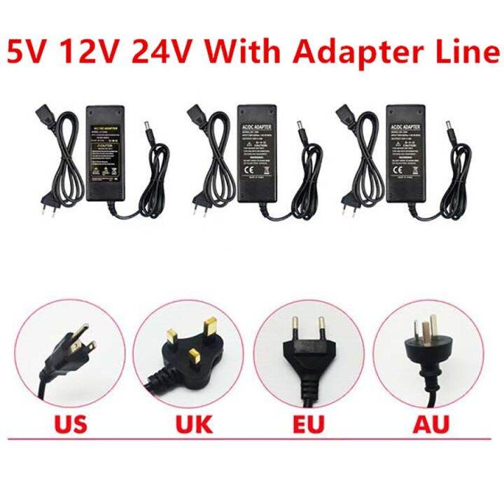 Power Adapter Supply Ac 220v To Dc 5v 12v 24v Led Driver 1a 2a 3a 5a 6a ...