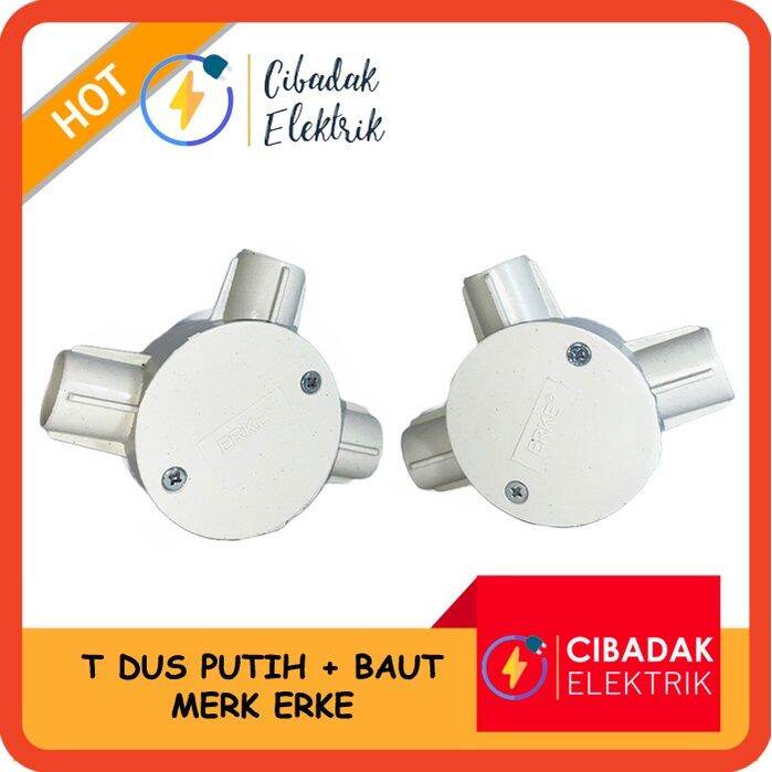 Tedus / Tdos /Terminal Cabang 3 20mm / Tdus Putih Cabang 3 ERKE ...