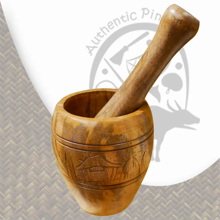 Wooden Almires/Mortar & Pestle/Dikdikan made from Acacia Wood ...