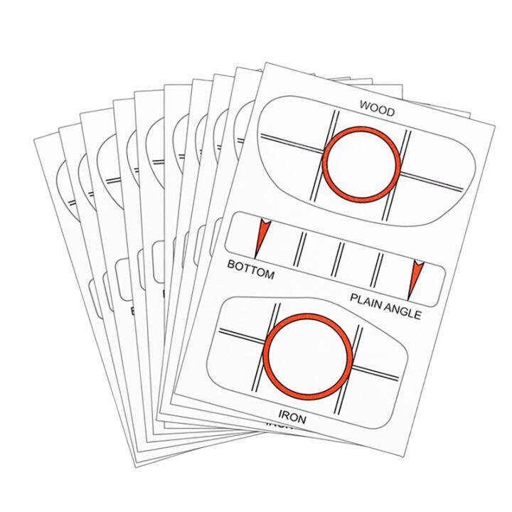 50Pcs Professional Golf Impact Tape Labels Stickers Driver Iron Putters ...