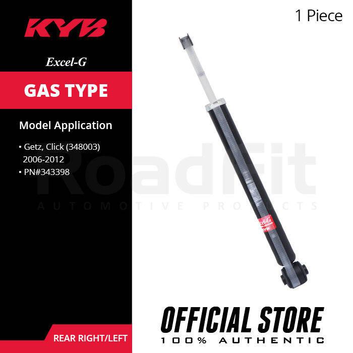 KYB Excel-G Gas Shock Absorbers for Hyundai Getz, Click (348003) 2006 ...