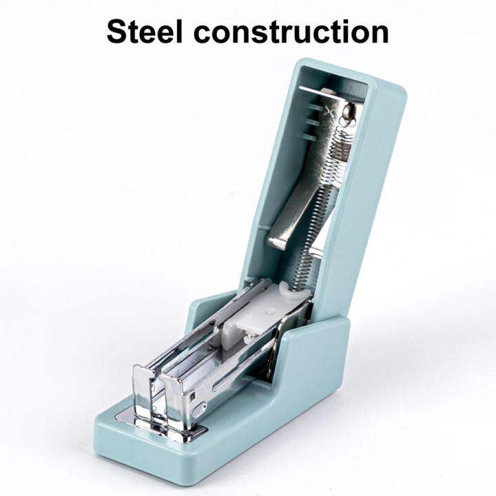 1 Set Anti-skid Bottom Pad Plastic Sheet Organizer Desktop Mini Stapler ...