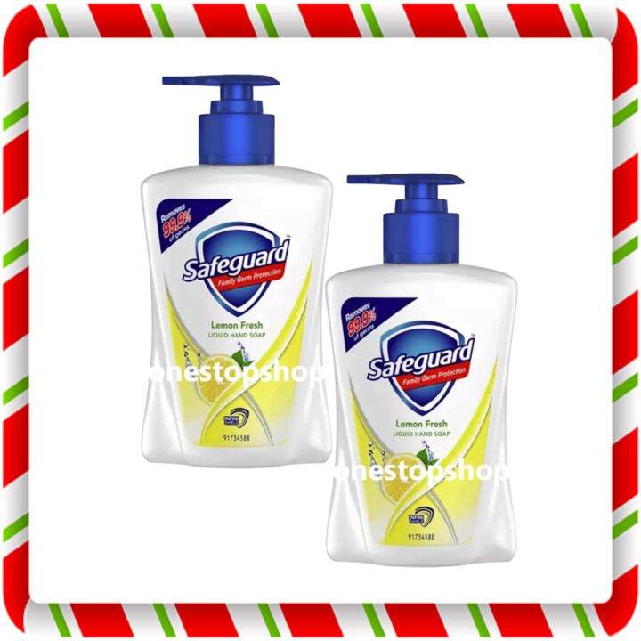 Safeguard Lemon Fresh Liquid Hand Soap Pump 225ml X2 Lazada Ph