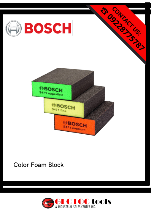 BOSCH Color Foam Block | Lazada PH