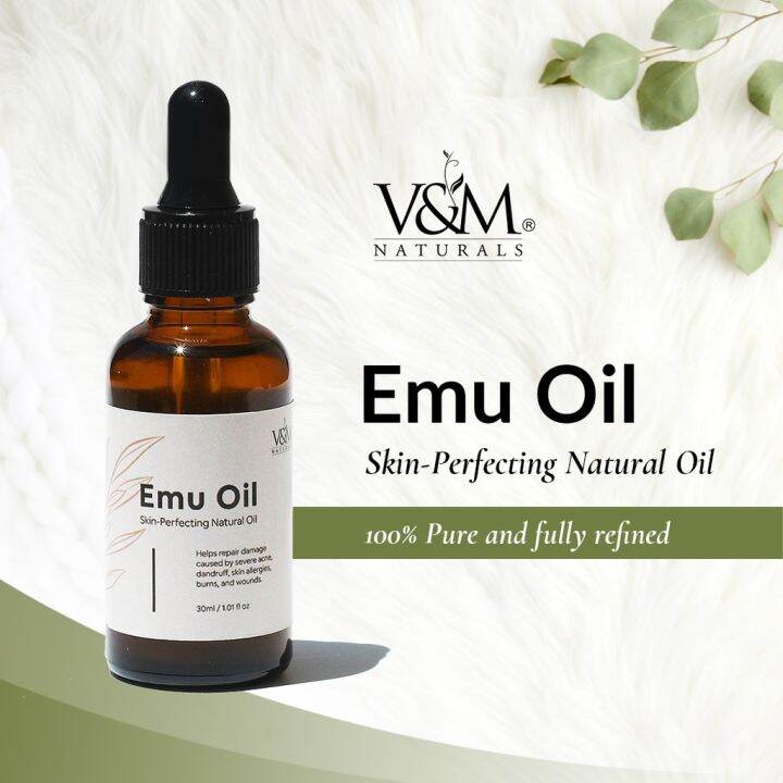 special offer VM NATURALS Emu Oil - Skin-Perfecting Natural Oil (30ml ...