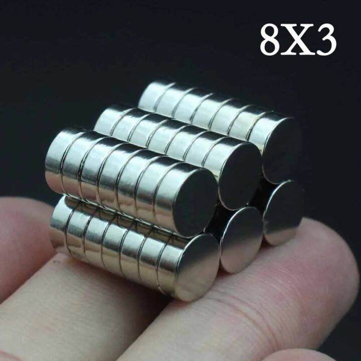 5/10/20/30/40 Pcs 8x3 Neodymium Magnet 8mm x 3mm N35 NdFeB Round Super ...