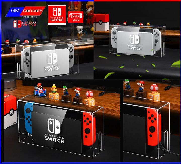 Nintendo switch/switcholed ฝาครอบกันฝุ่นlogo pc สีใส | Lazada.co.th
