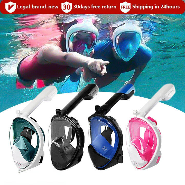 Original Full Face Snorkeling mask Set diving full face mask goggles ...