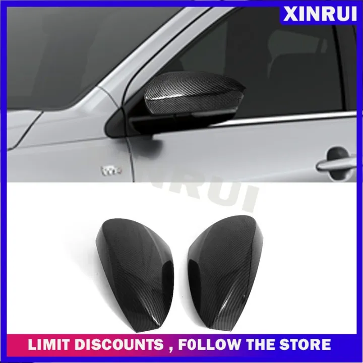 For TOYOTA WIGO 2021-2022 carbon fiber pattern car side mirror cover ...
