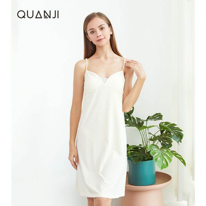 New☆ ฤดูร้อนปี 2023 ใหม่ Lenzing modal กระโปรงแขวนพร้อมแผ่นหน้าอกที่ถอด ...