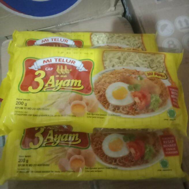 mie telur cap 3 ayam(200g) | Lazada Indonesia