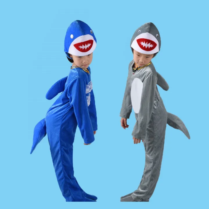 Kids Boys Girls Cosplay Ocean Animal Costume Shark Whale Jellyfish ...