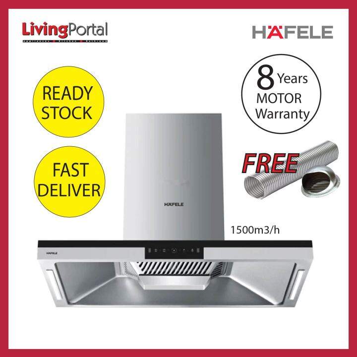 Living Portal HAFELE 90cm T-Shape Cooker Hood - 1500m3/h - model 495.38 ...