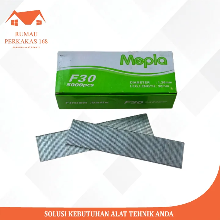 isi paku tembak f30 / staples f30 / paku tembak angin f30 mepla ...