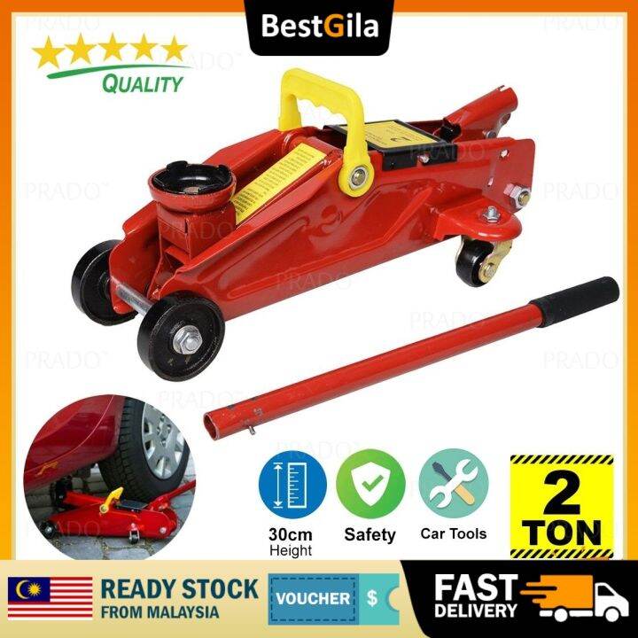 BestGila Malaysia (2 Ton) Portable Heavy Duty Hydraulic Floor Jack Car ...