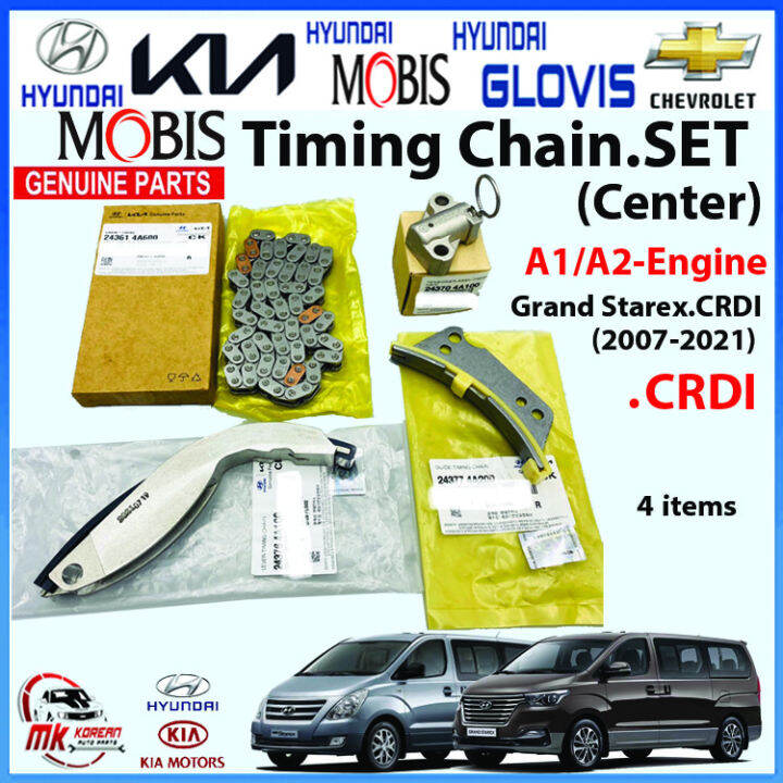 [GENUINE] Timing Chain SET. Center. 4 items. A1/A2-Engine.CRDI. for ...