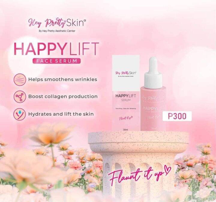 Hey Pretty Skin Happy Lift Face Serum 30ml | Lazada PH