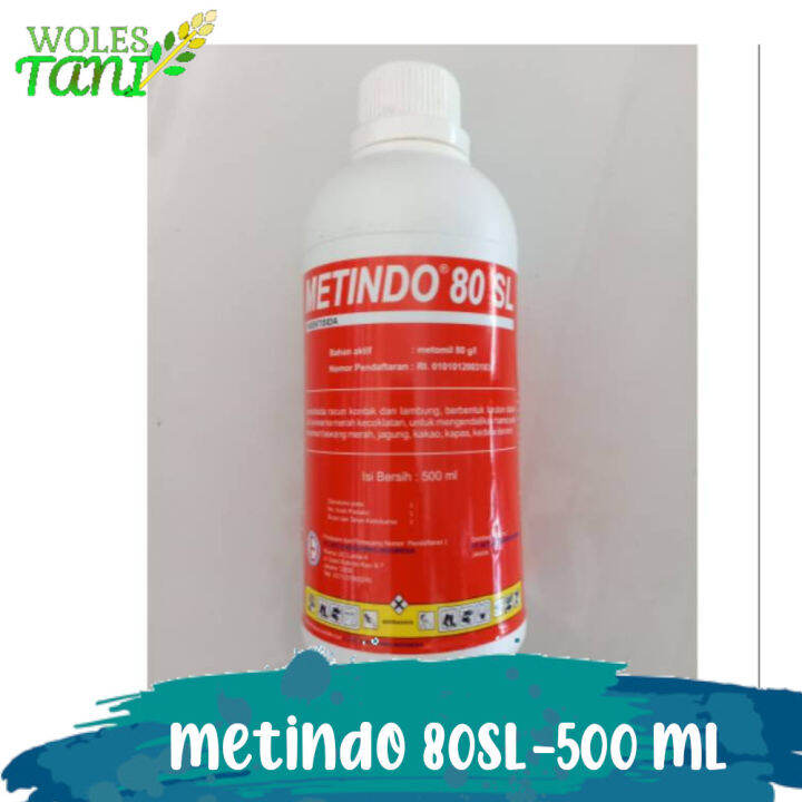 Metomil Cair Metindo 500 ml Metomil Insektisida Ulat Grayak | Lazada ...