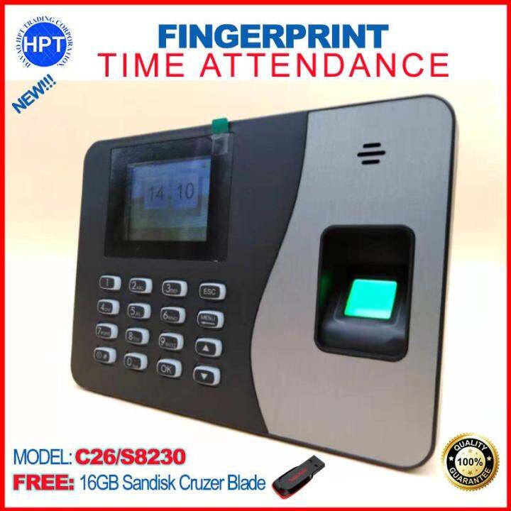 C26 / S8230 Fingerprint Attendance Recorder Clock Time Machine 2 ... C26 / S8230 Fingerprint Attendance Recorder Clock Time Machine 2 ...