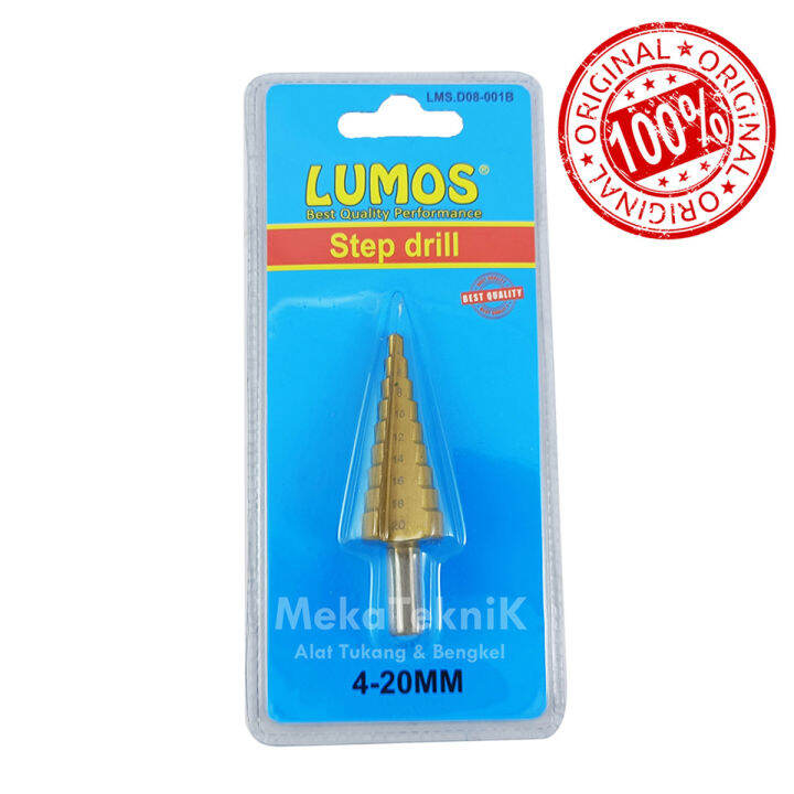 MATA BOR BESI MULTI UKURAN STEP 4MM - 20MM LUMOS / MATA BOR PAGODA ...