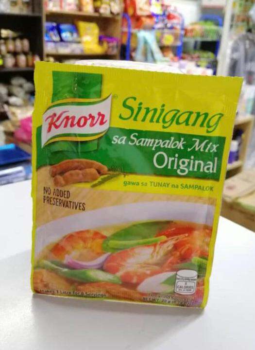 KNORR SINIGANG MIX POWDER (ORIGINAL) 22g | Lazada