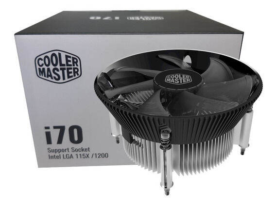 Cooler Master i70 Cooling Fan Heatsink Socket LGA 1150 1151 1155 1156 ...