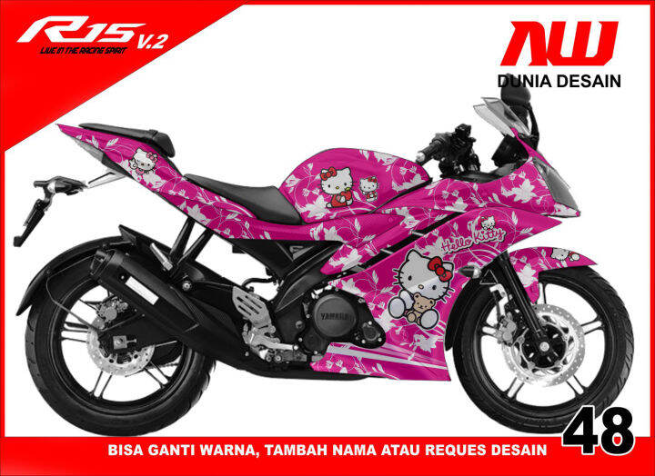 Sticker Decal R15 V.2 desain 48.. Sticker Decal Yamaha R15 V2 ...
