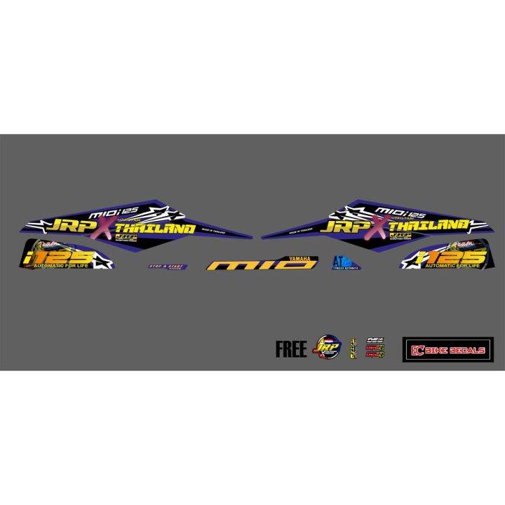 【READY STOCK】 MIO I 125 JRP Thailand Decals♡ | Lazada PH