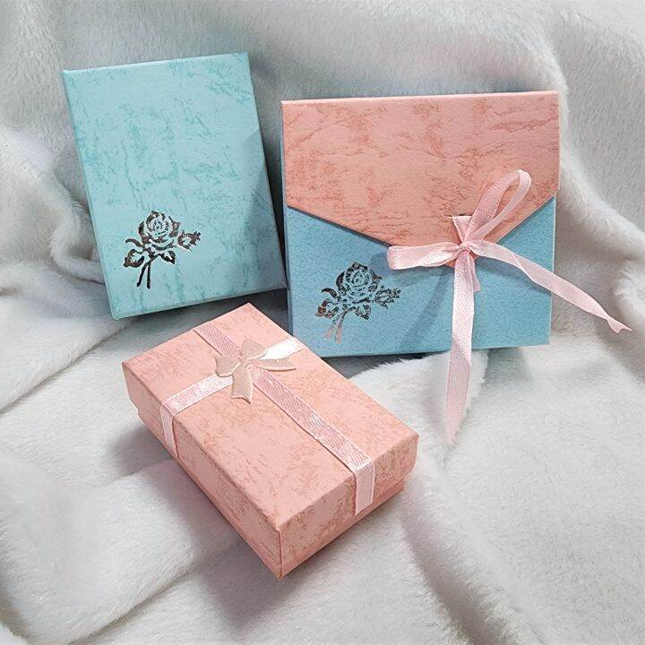 Colourful Designed Gift Box 多色简约礼物盒 Jewellery Box Set 首饰套装盒 Ribbon Box ...